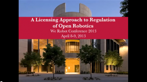 We Robot Conference: The Ethical Robot License for open robotics - Robohub