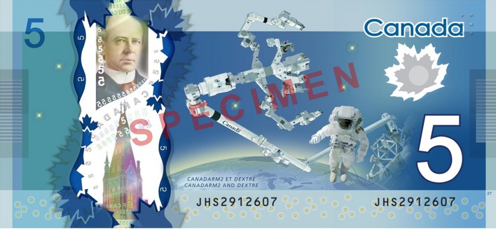 Chris Hadfield launches Canada’s new five dollar bill … from outer ...