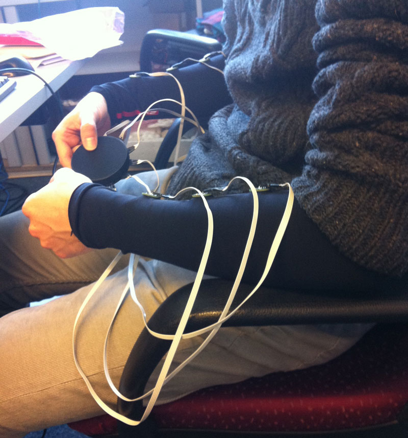 Exoskeleton with haptic sensors helps paralysed man to kick off World ...