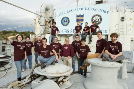 Virginia Tech students demo firefighting humanoid robot on US Navy ship ...