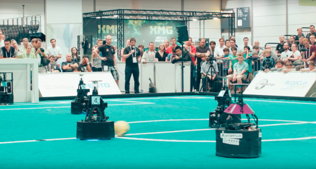 RoboCup video series: Soccer league - Robohub