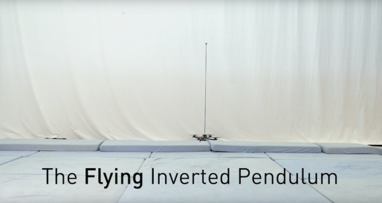 Looping quadrotor balances an inverted pendulum - Robohub